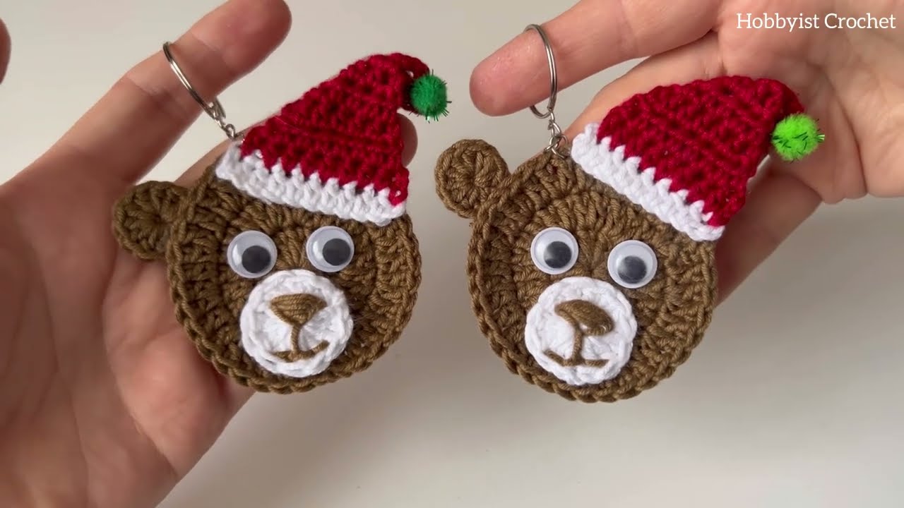 Crochet Christmas Keychain Patterns