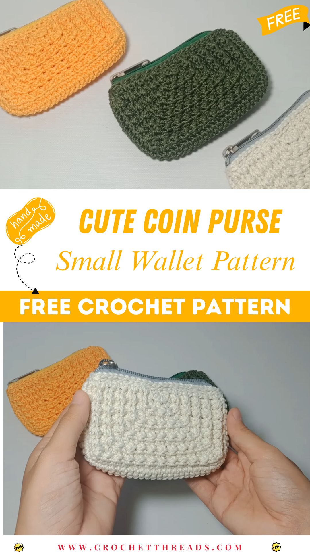 Crochet Wallet Dompet Merenda Patterns