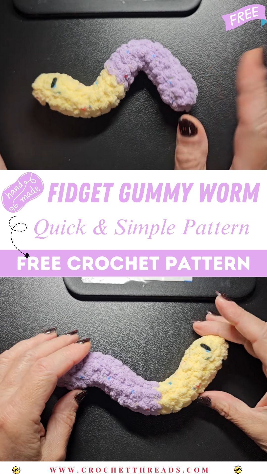 Crochet Gummy Worm Patterns