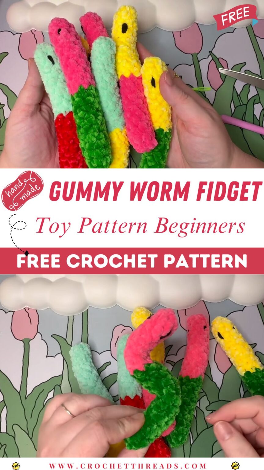 Crochet Gummy Worm Patterns