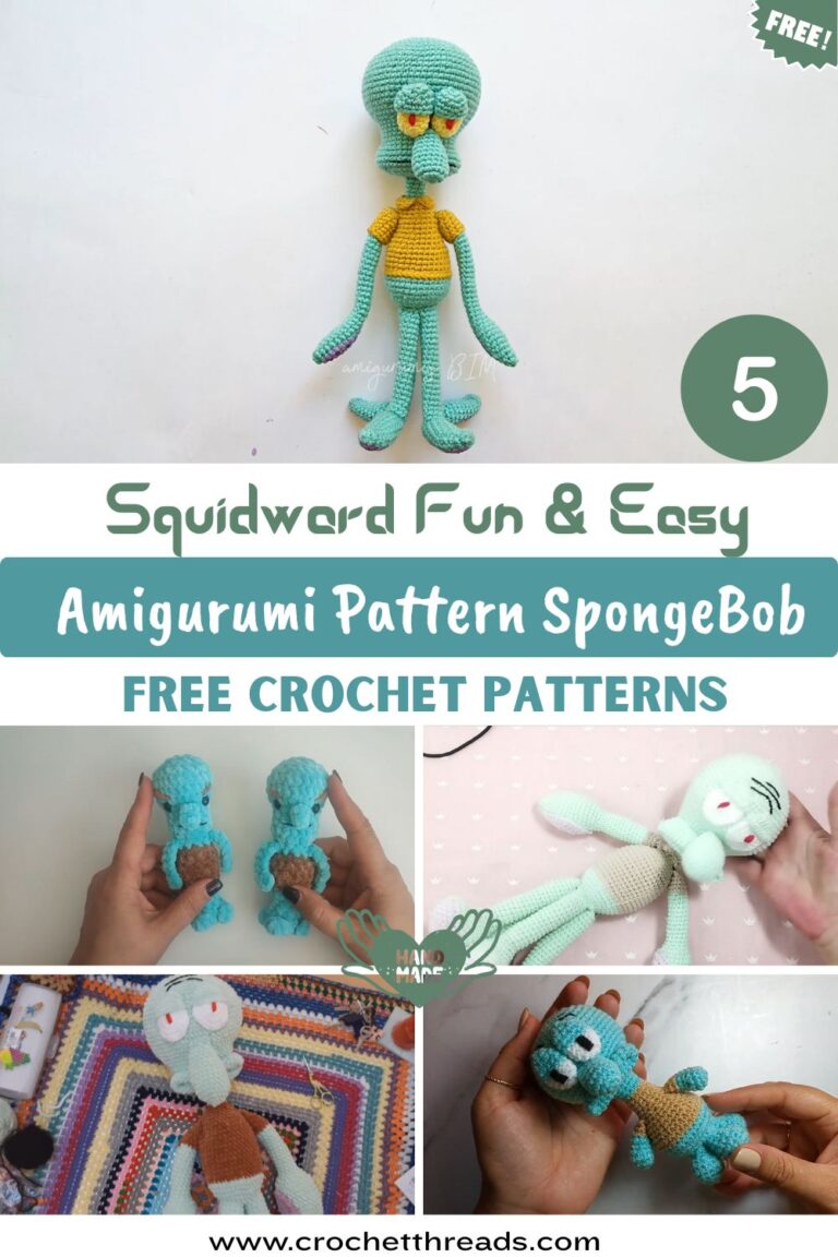 Crochet Squidward Amigurumi