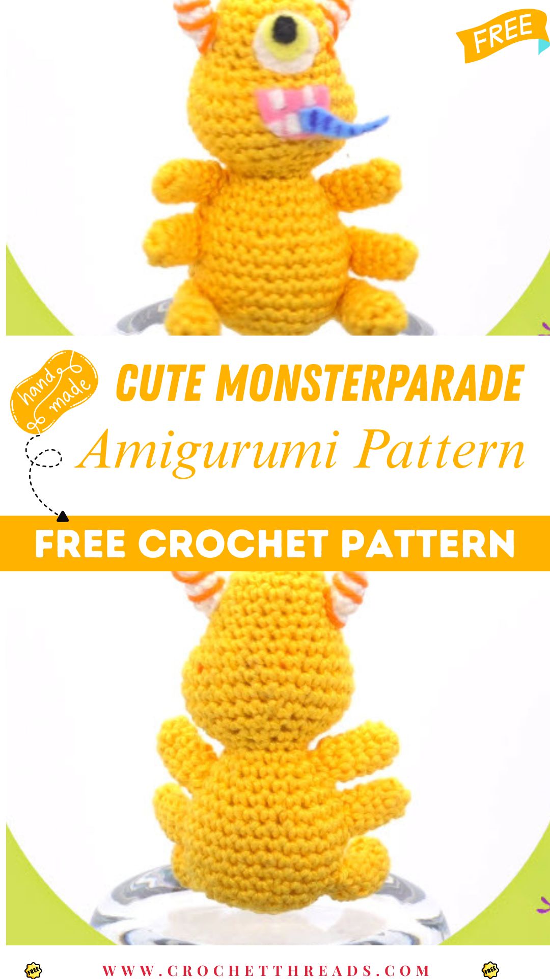 Crochet Kawaii Monster Plush Patterns