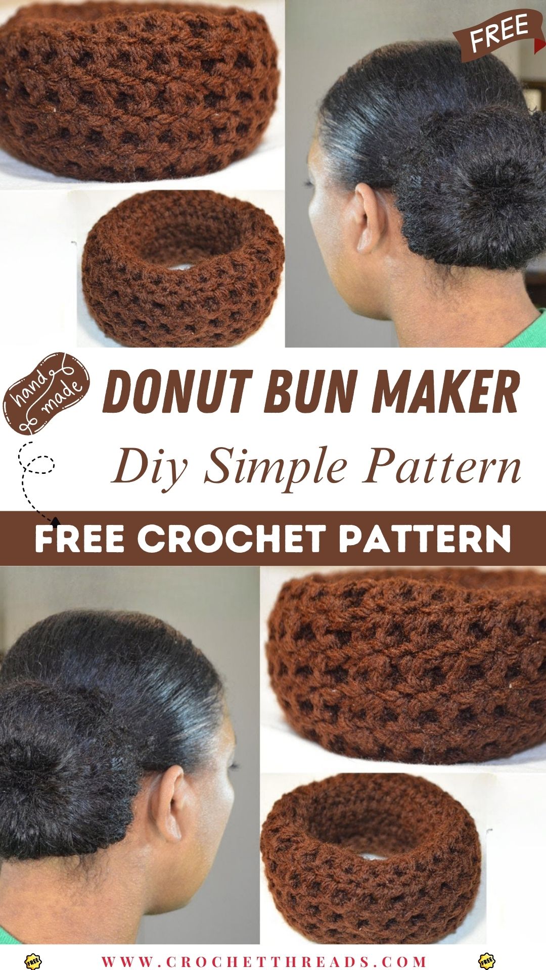 Crochet Hair Bun Nets Collection Patterns