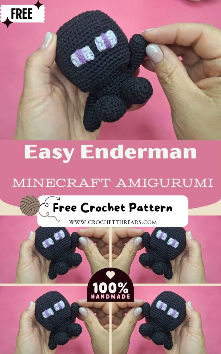 Crochet Enderman Minecraft Amigurumi Patterns