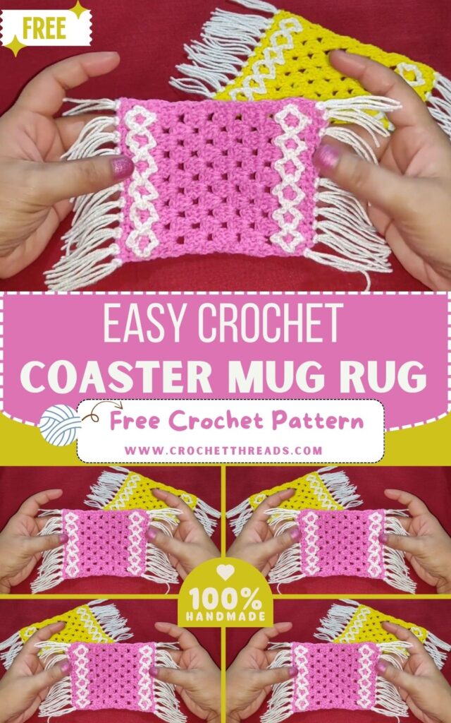 Crochet Mug Rug Coaster Ideas