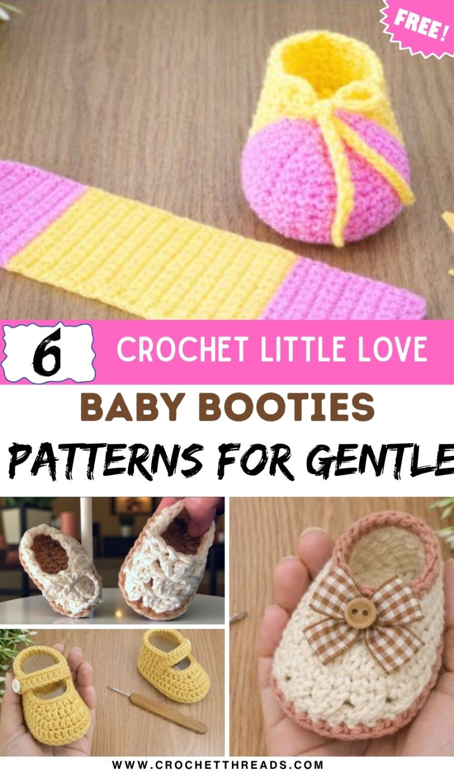 Crochet Little Booties Patterns