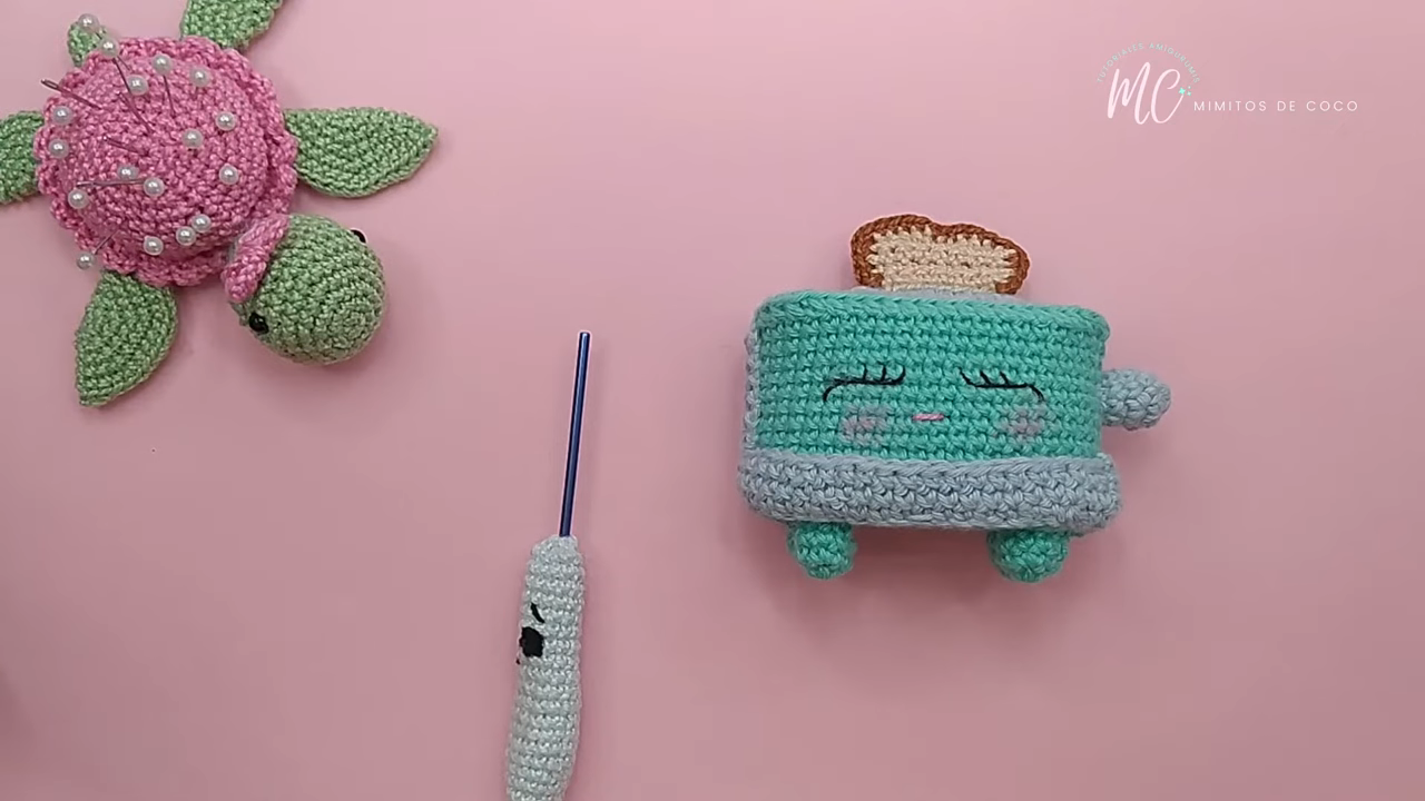 Crochet Breakfast Buddy Toaster Amigurumi