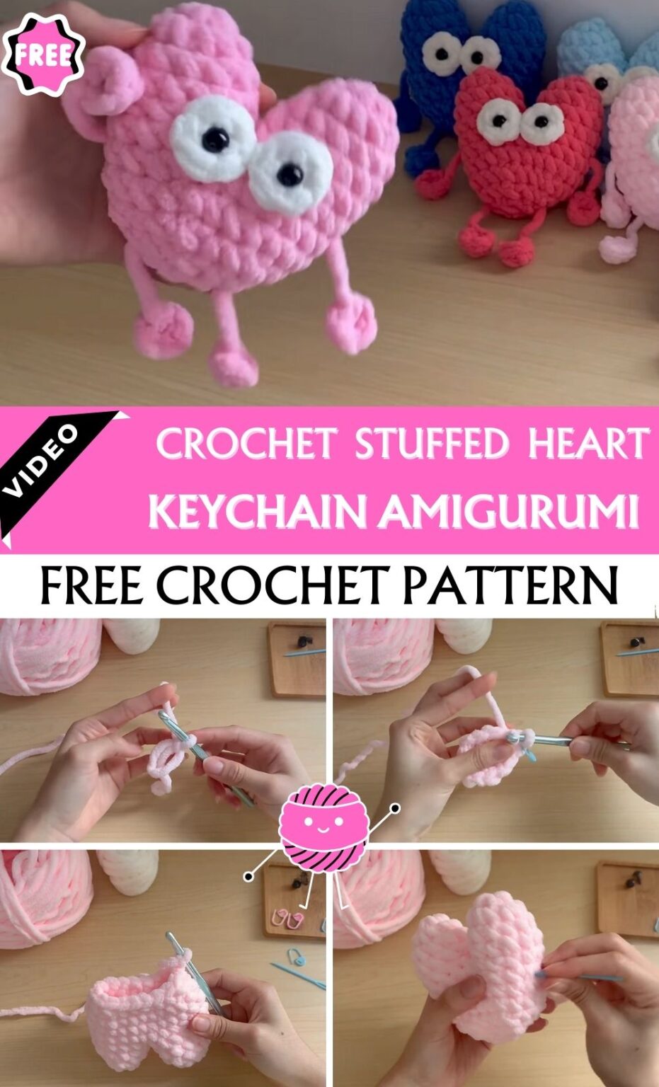 Crochet Keychain Amigurumi